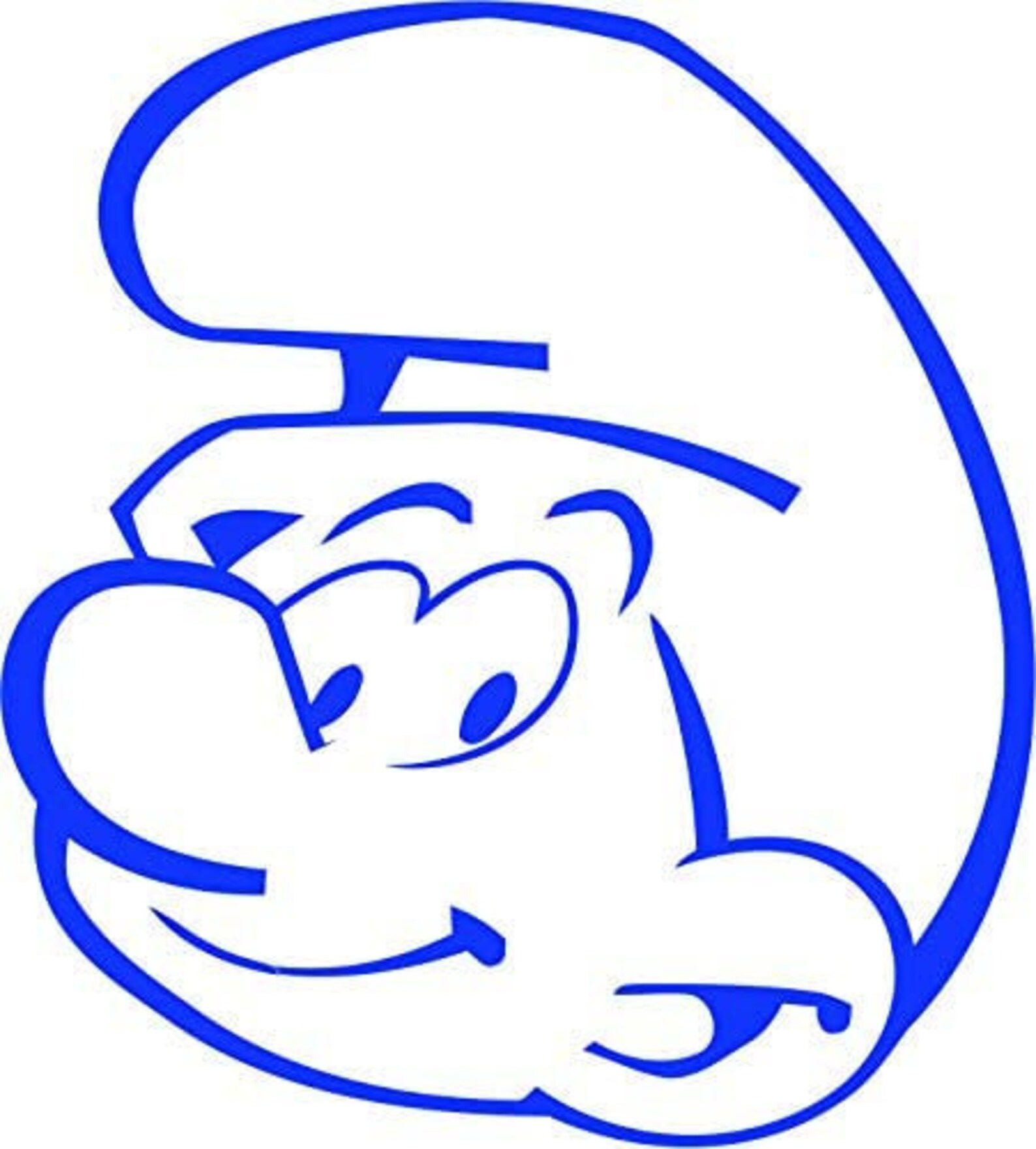 Smurfs Wall Decals for Kids Bedroom/The Smurf Stickers for | Etsy