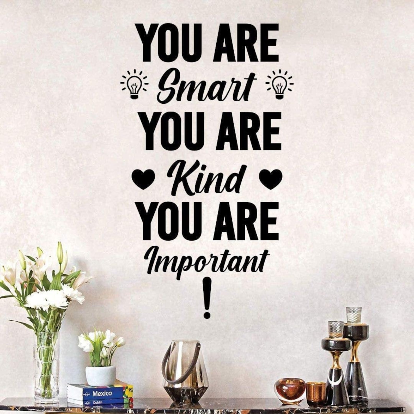 You Are Important Motivational Quote Inspirational Self Love Etsy