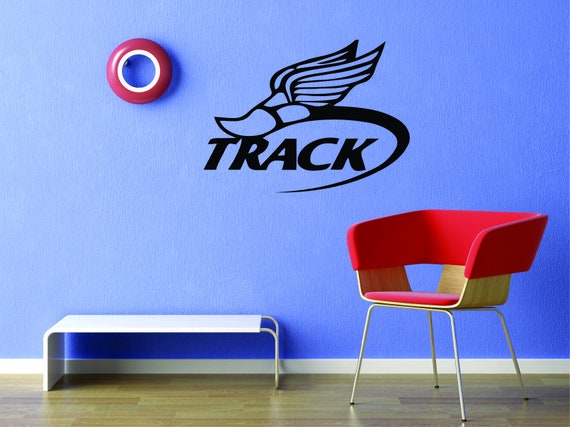 Wall Decals & Murals Wall Décor Track Run Running Exercise Fit Quote ...