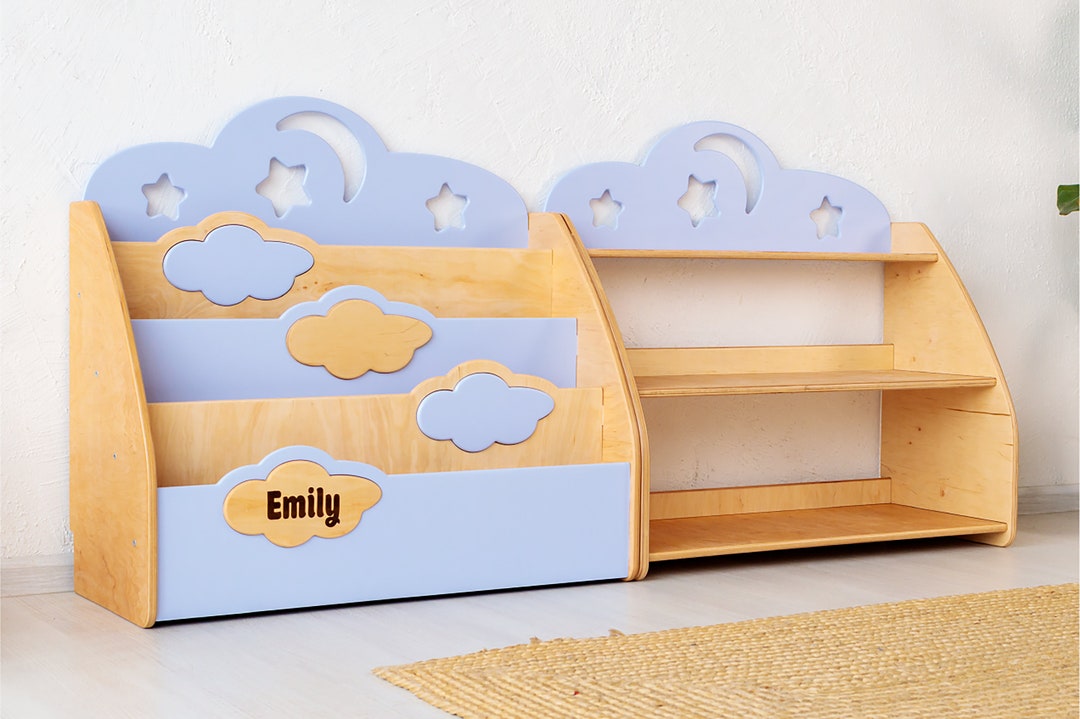 Bookcase, Nursery Bookshelf, Kids Bookshelf, Nursery Shelves, Nursery ...