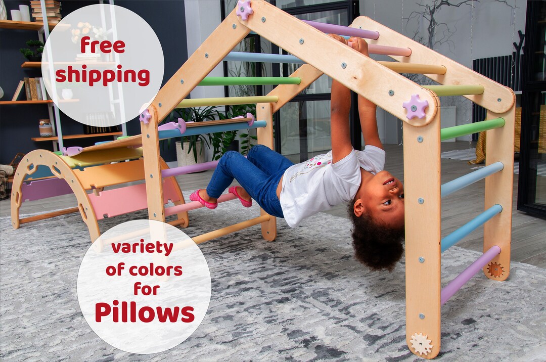 Montessori Climber Set Piklers Triangle Climbing Arch With - Etsy