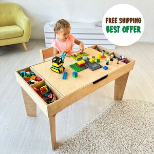 Best train table with storage store