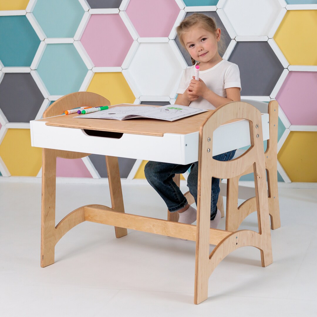 Sensory Table and Chair, Building Bricks Table With Storage, Building ...