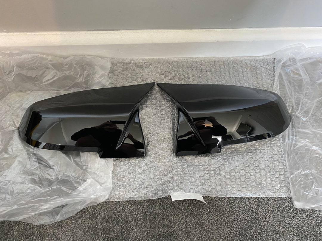 Gloss Black M Style Mirror Caps for BMW 1 2 3 4 Series F20 F21 F22 F23 ...