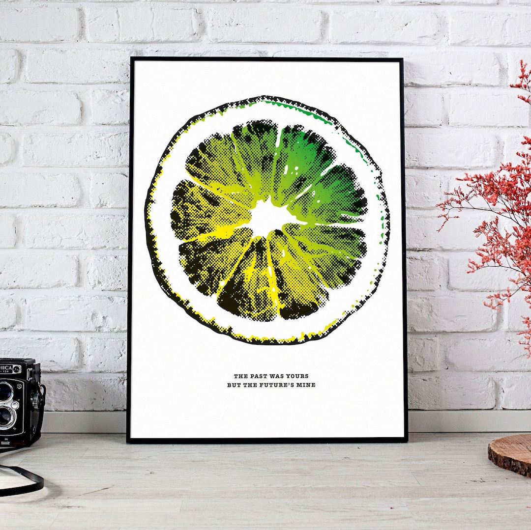 Stone Roses Lemon Illustration Printing A5 A4 A3 A2 A1 Unframed Posters ...