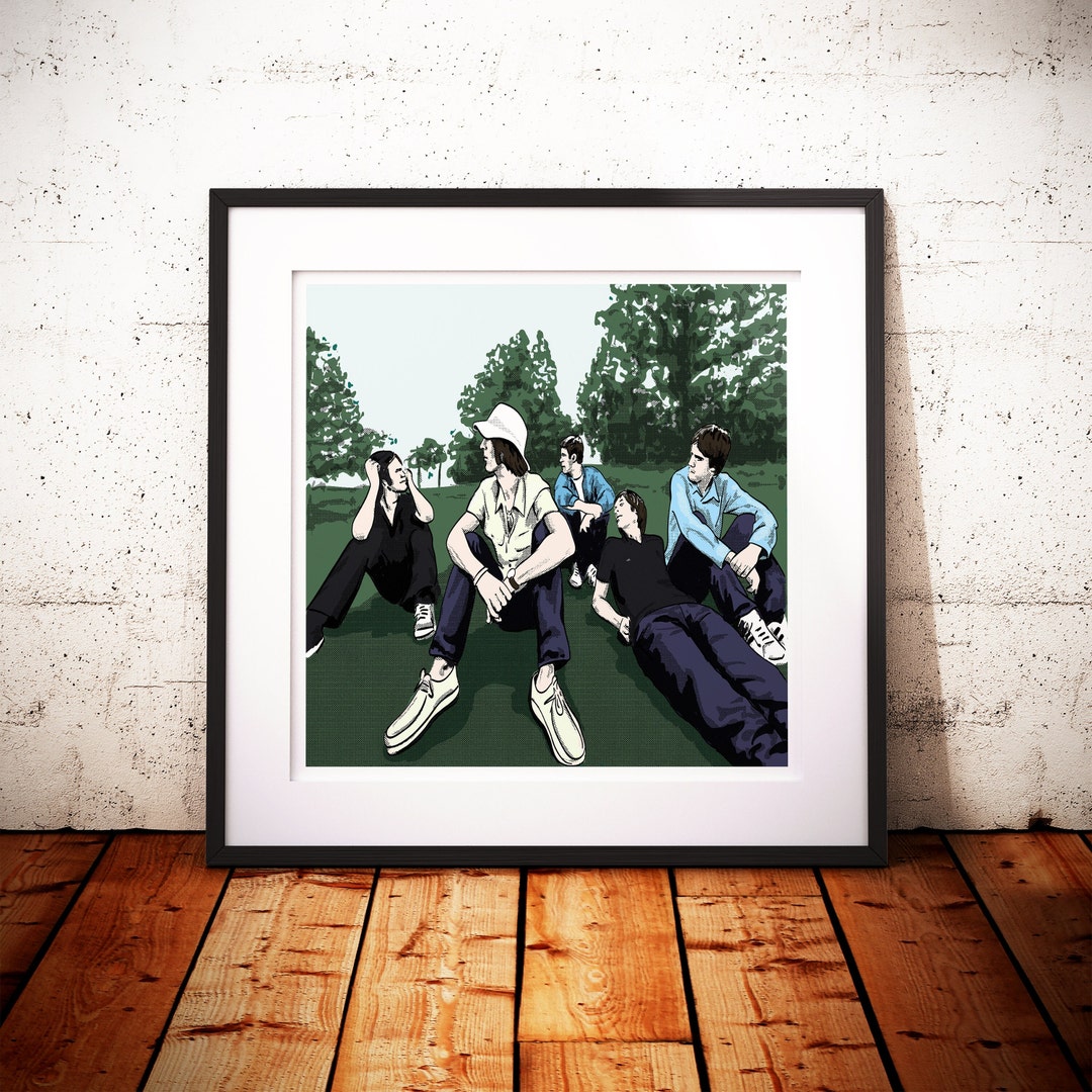 Urban Hymns Albums Illustrations Print Square Unframed Posters Wallart ...