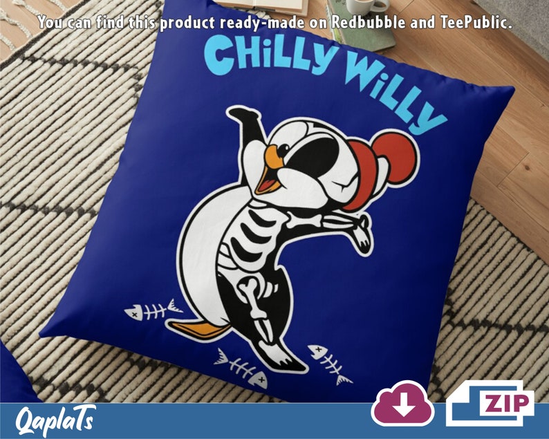 Chilly Willy Svg Cliparts. 8 Svg Files for Cutting Machine - Etsy UK