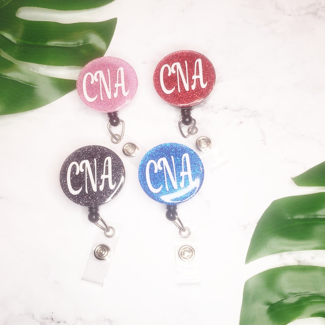 CNA Badge Reel, Medical and Professional ID Holder, Certified Nursing ...