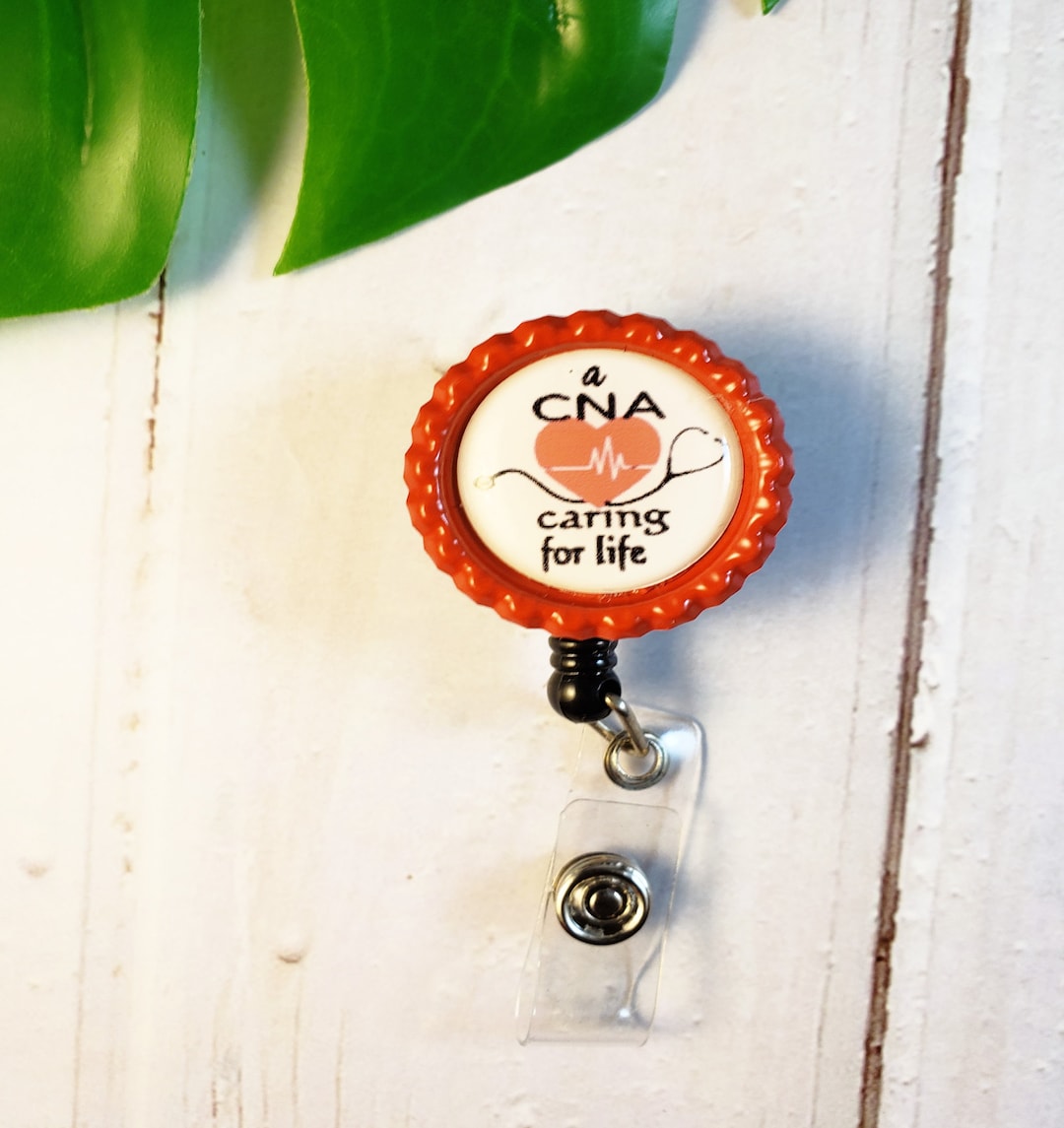 CNA Badge Reel, Certified Nursing Assistance Name Tags For, Medical Key ...