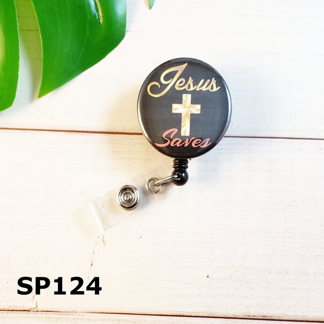 Jesus Christian Badge Reel, Religious Id Display, Inspirational Nurse ...