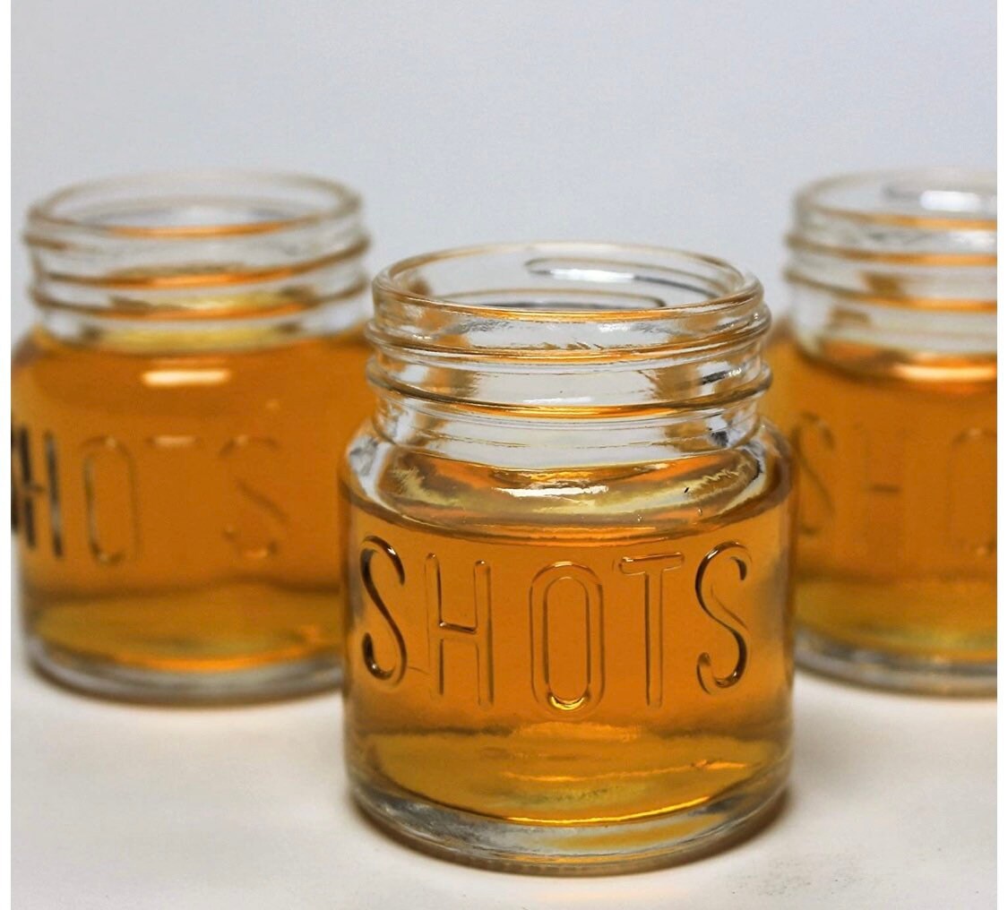 Personalized Mighty Mini Mason Jar Shot Glass Birthday | Etsy