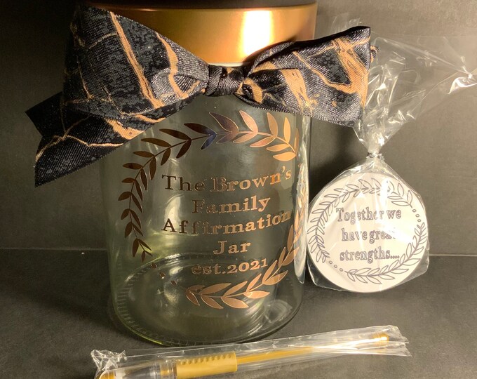 Personalized Affirmation Jars Self-care Self-esteem | Etsy