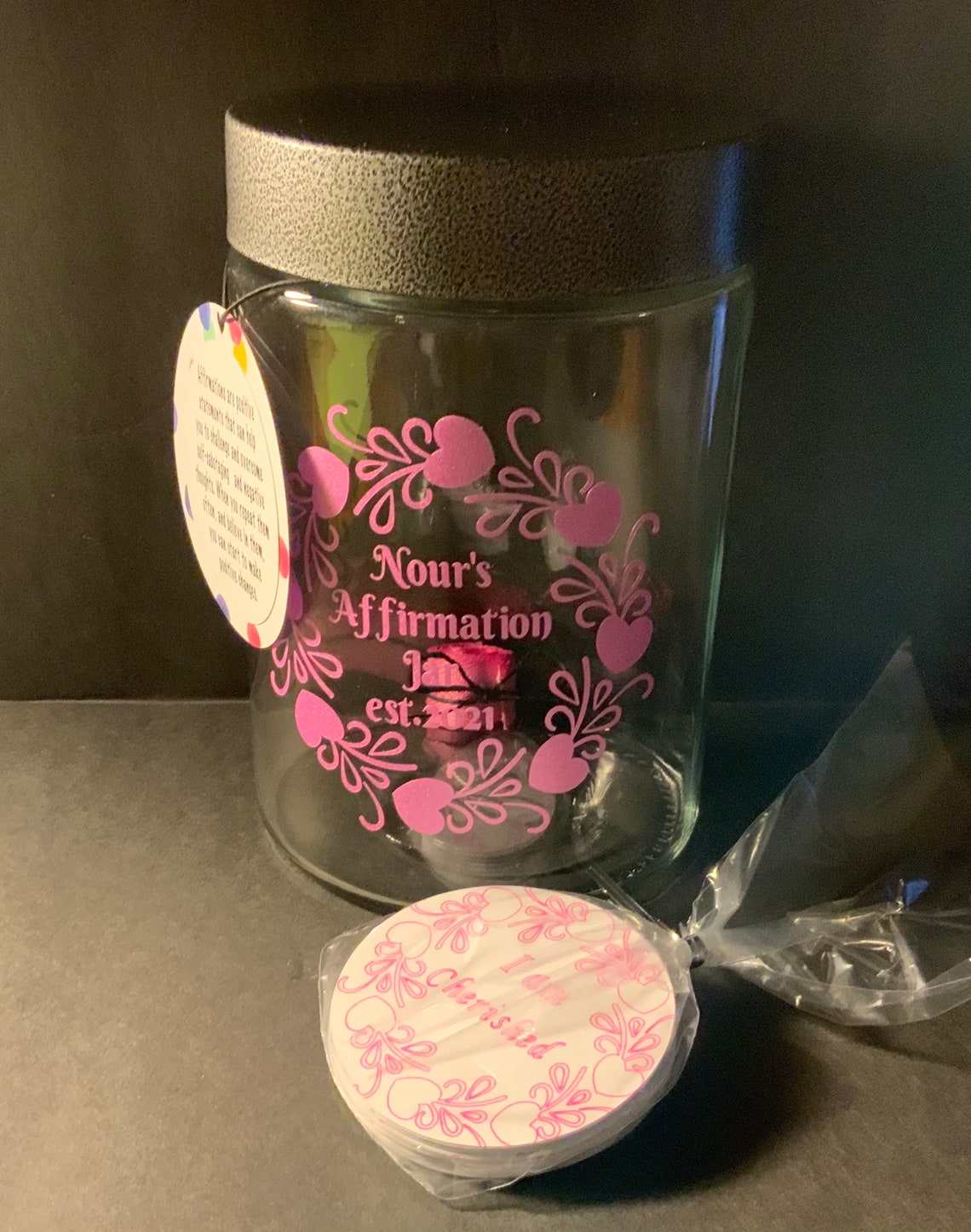 Personalized Affirmation Jars Self-care Self-Esteem | Etsy