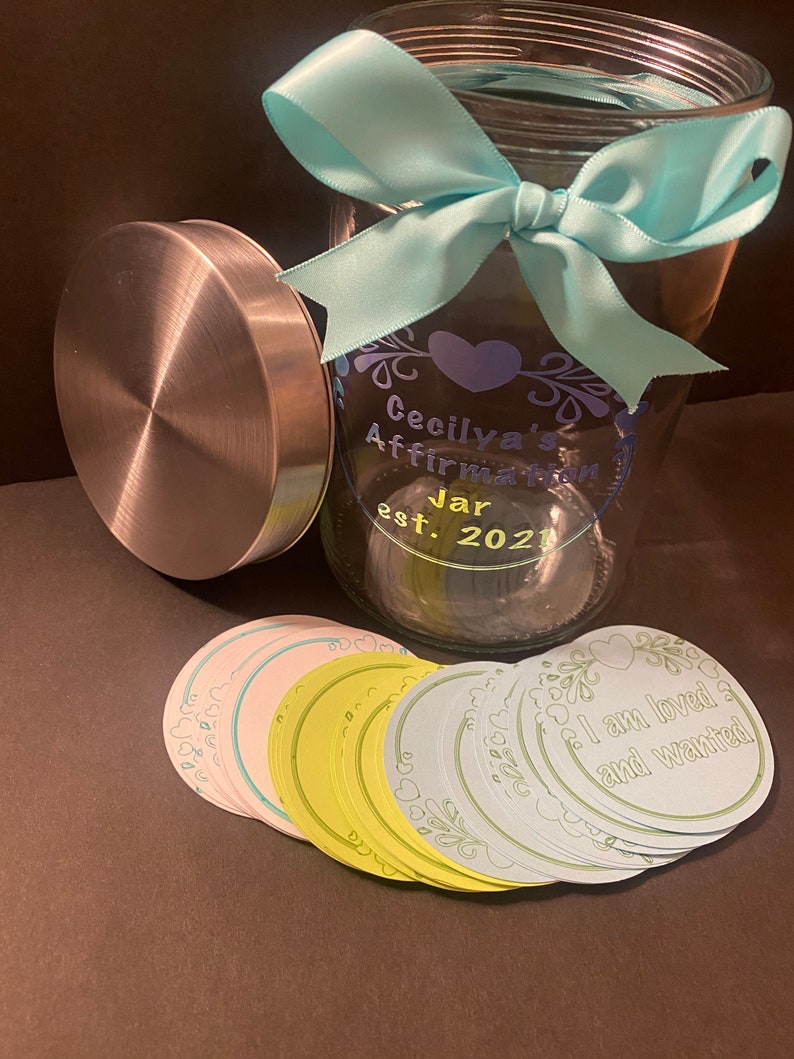 Personalized Affirmation Jars Self-care Self-esteem - Etsy
