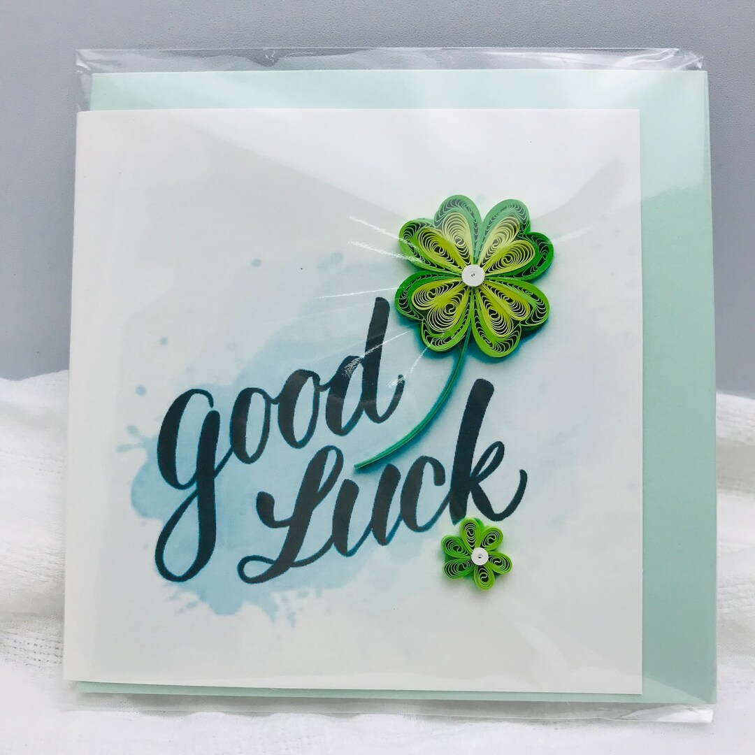 Quilling Shamrock Cards With Envelopes Handmade Paper Card Quilling ...