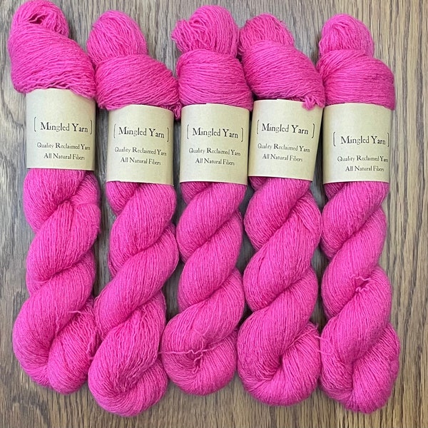 Hot Pink Yarn - Etsy