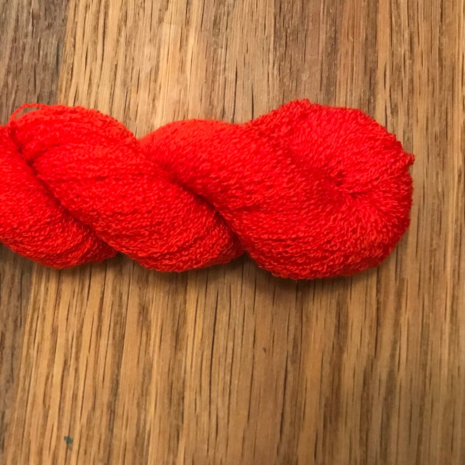 Red 100% Wool Reclaimed Recycled Yarn Lace Weight - Etsy