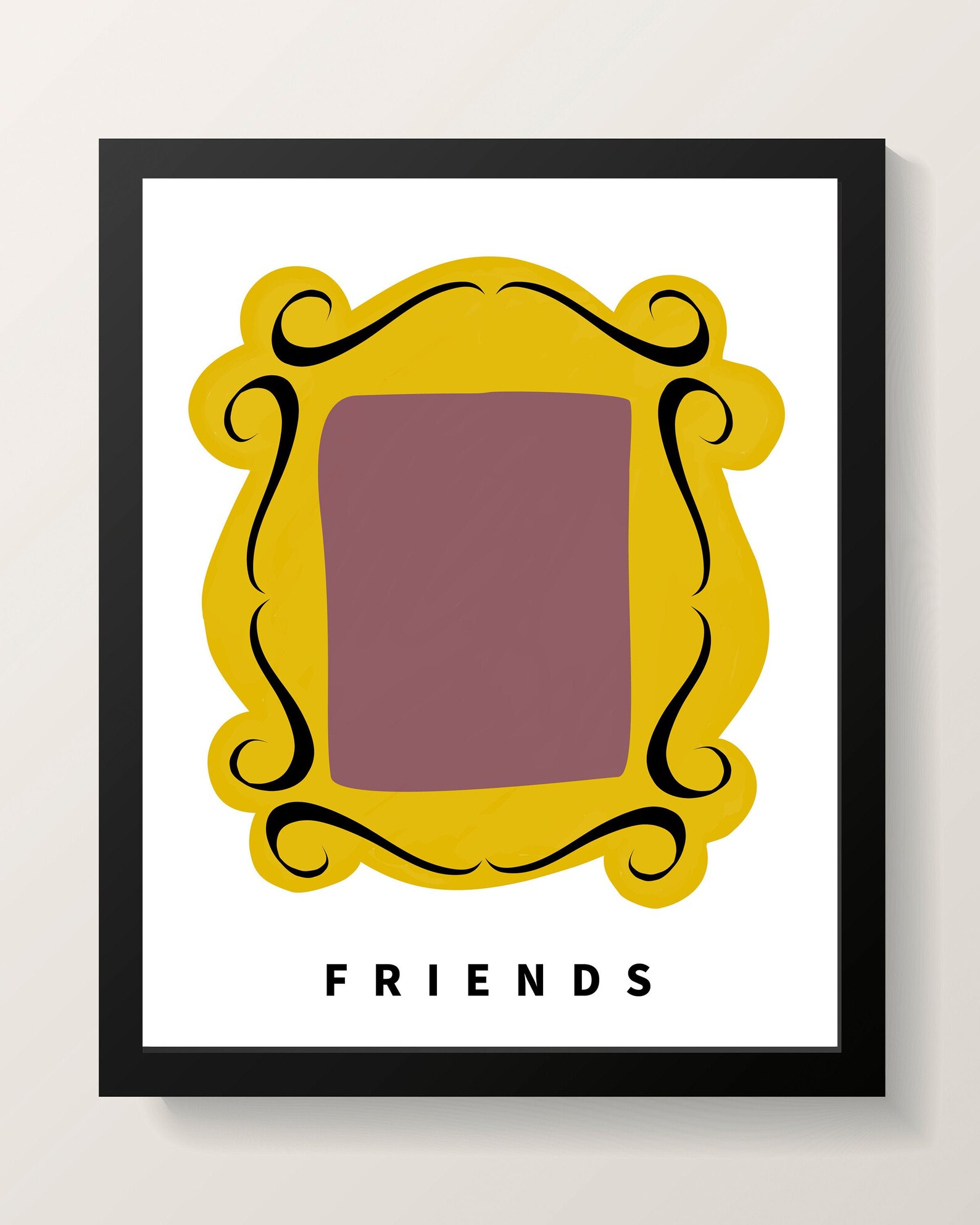 Friends TV Show Door Frame Digital Art Print | Etsy