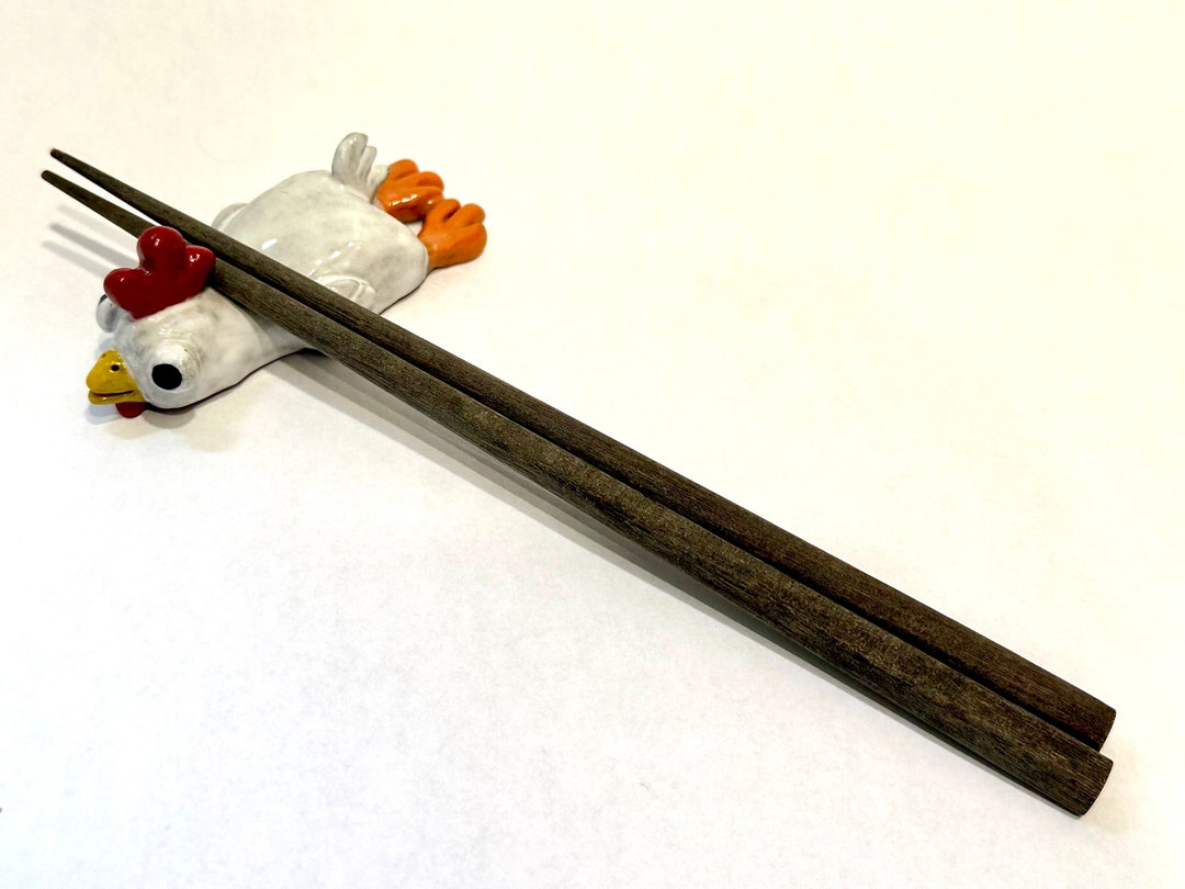 Handmade Cute Rooster Chicken Utensils Chopstick Spoon Fork Holder - Etsy