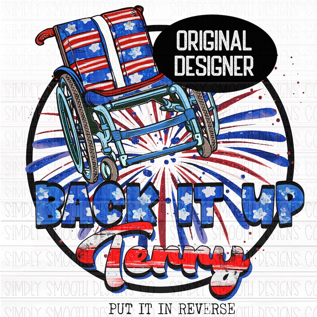 Back It up Terry Original Designer - Etsy