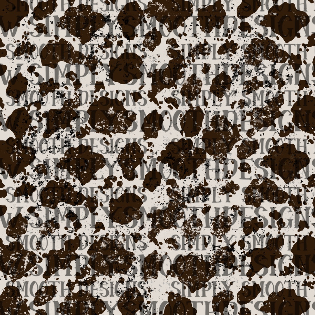 Animal Print Cow Print Digital Paper Png Download Original Designer - Etsy