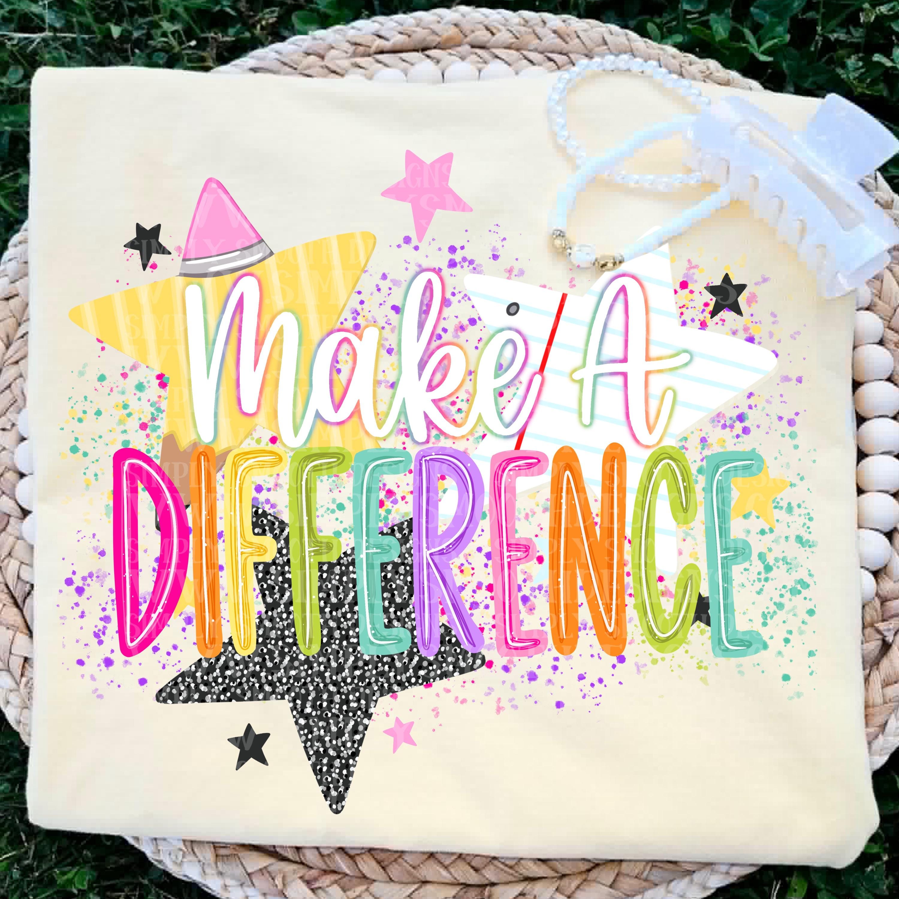 Make a Difference, Viral Png Download Png Download, Teacher, School Png ...