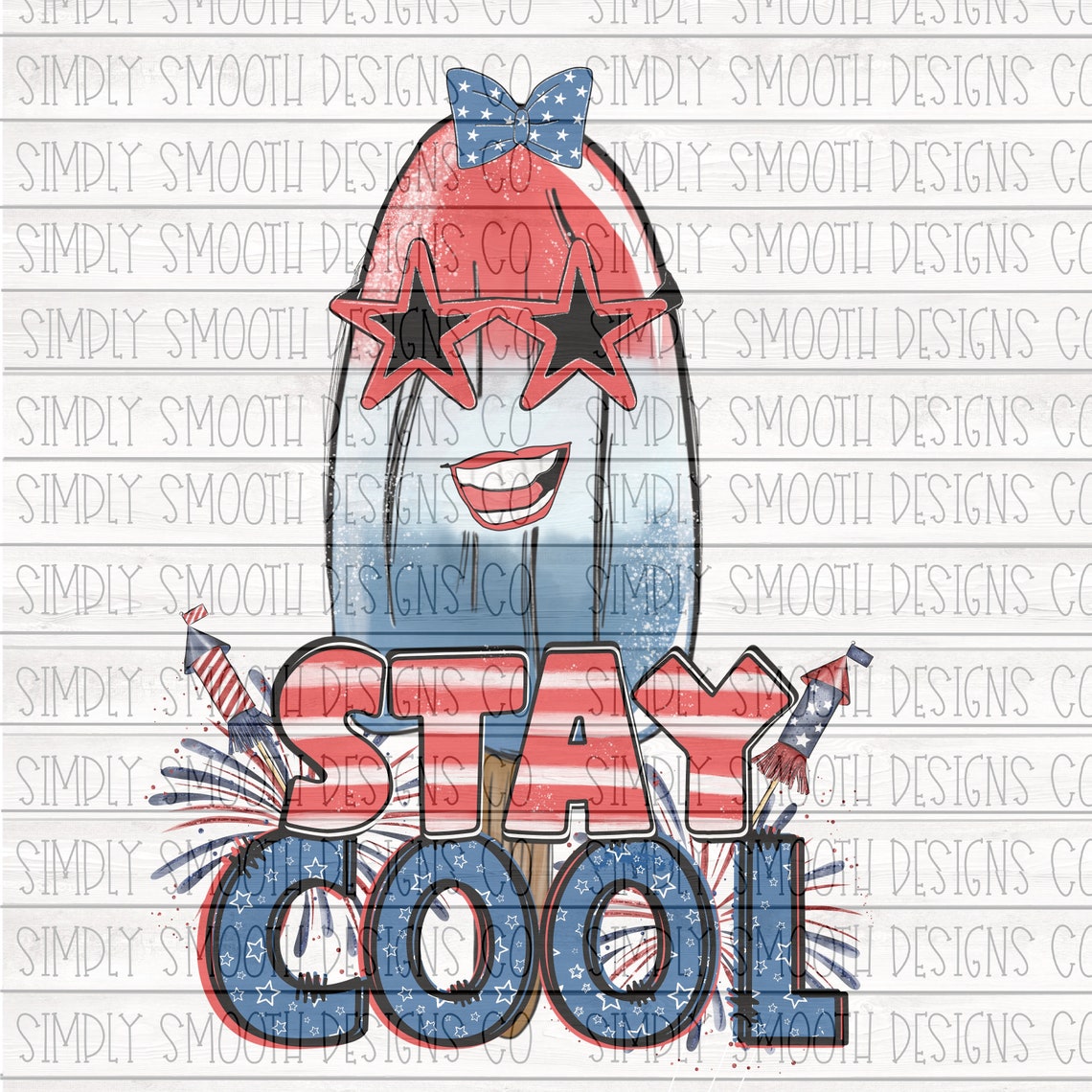 Stay Cool Girl Popsicle Png Download - Etsy