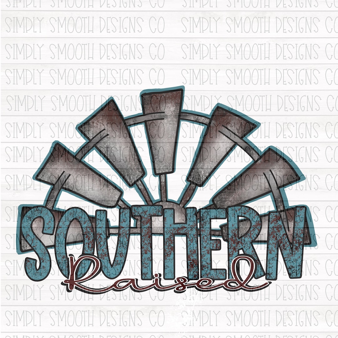 Southern Raised Png Download - Etsy