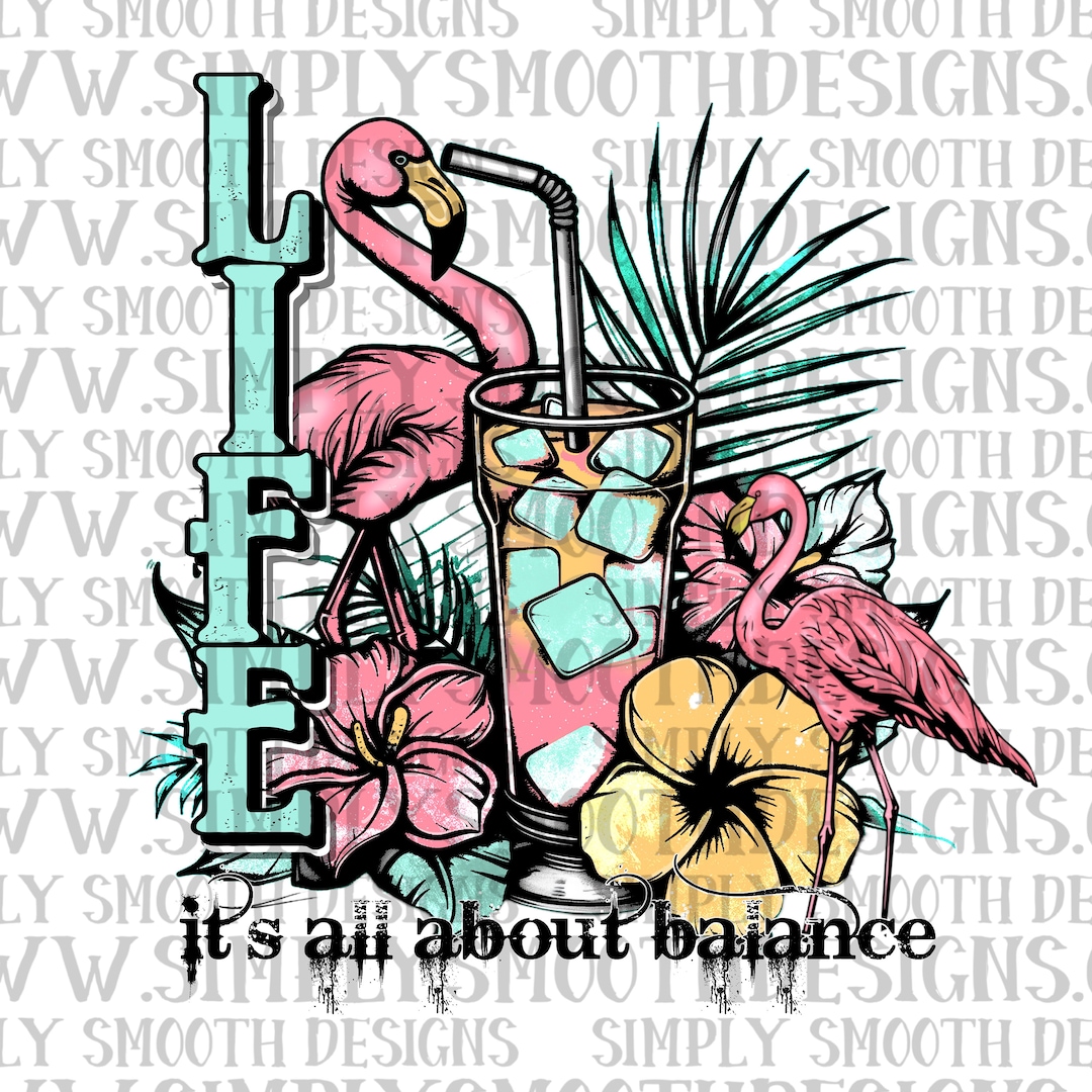 Life It’s All About Balance Png Download - Etsy