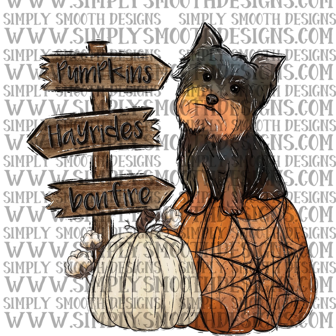 Yorkie Fall Original Designer - Etsy