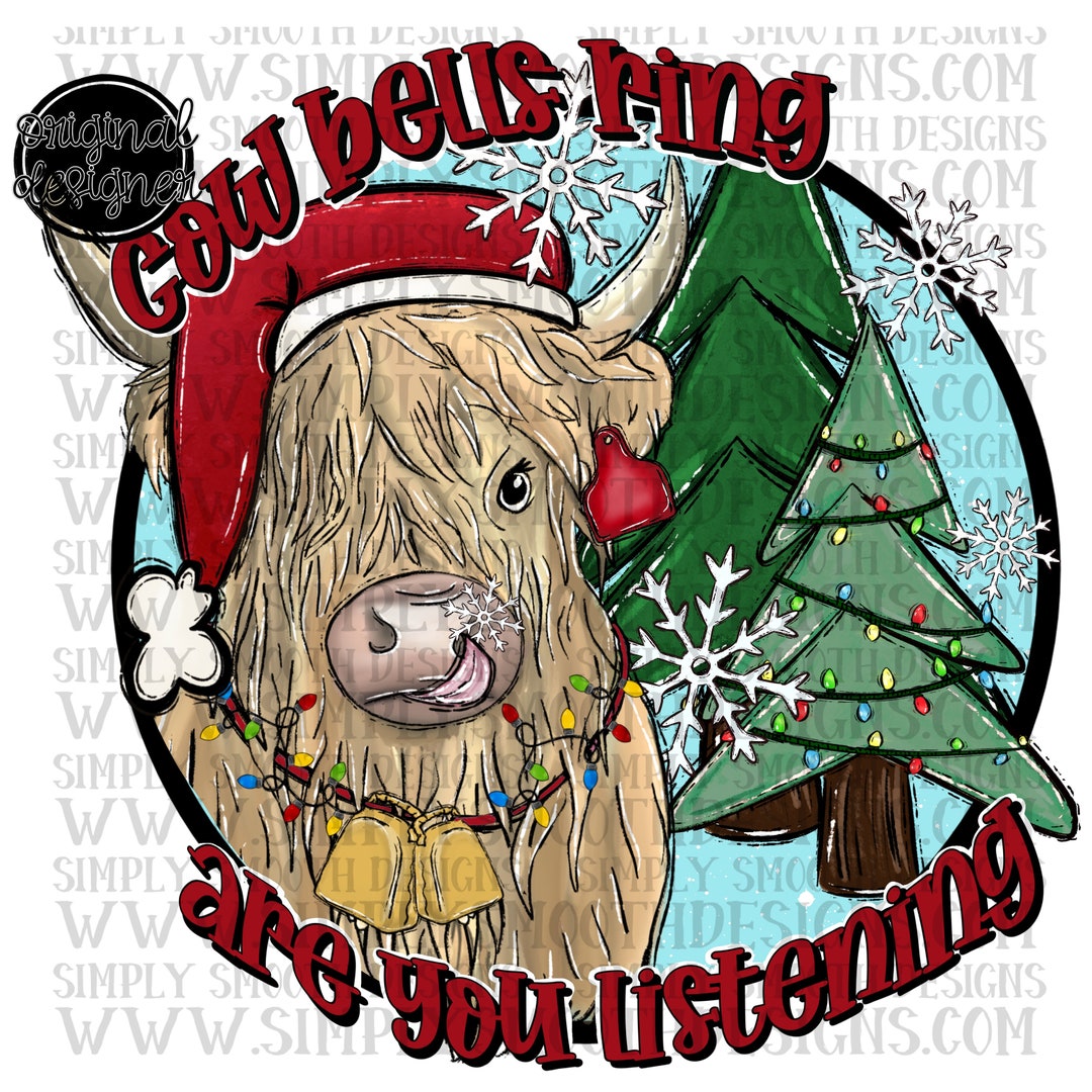 Cow Bells Ring Png Download Original Designer - Etsy