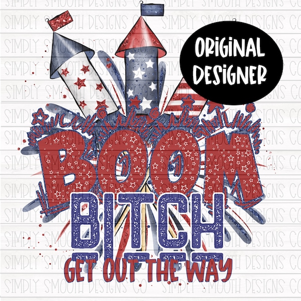 Boom Bitch Get Out the Way Svg - Etsy