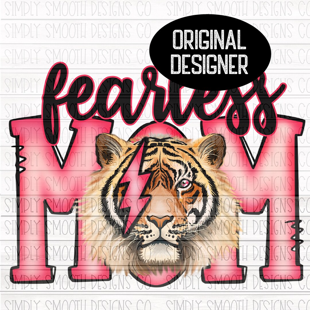 Fearless Mom of Girls Png Download - Etsy