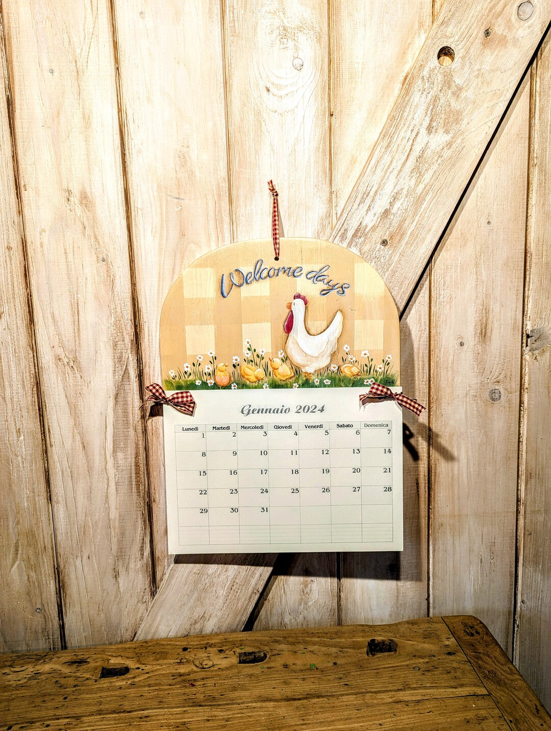Hen and Chicks Calendar, Chicks and Hen Calendar - Etsy