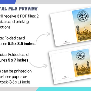 Printable Eid Card | Digital Eid Card | Eid Digital Download ...
