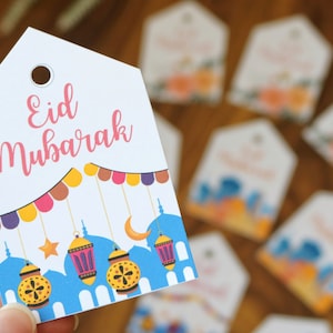 Printable Eid Gift Tags | Digital Eid Mubarak Tags | Eid Digital ...