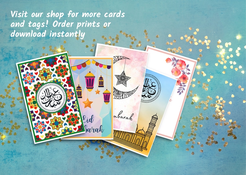 Printable Eid Card Digital Eid Card Eid Digital Download Beautiful Eid ...