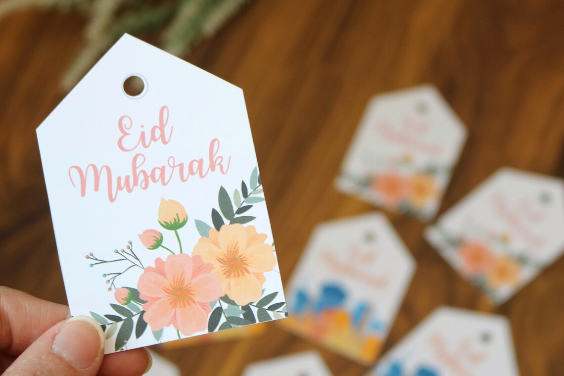 Printable Eid Gift Tags Digital Eid Mubarak Tags Eid - Etsy