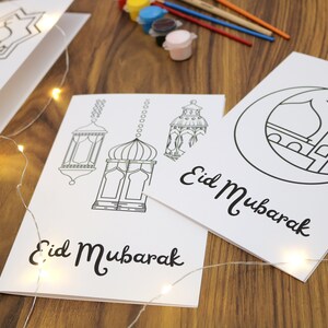 Ramadan Eid DIY Printable Cards Bundle | Ramadan Eid Cards for Kids ...