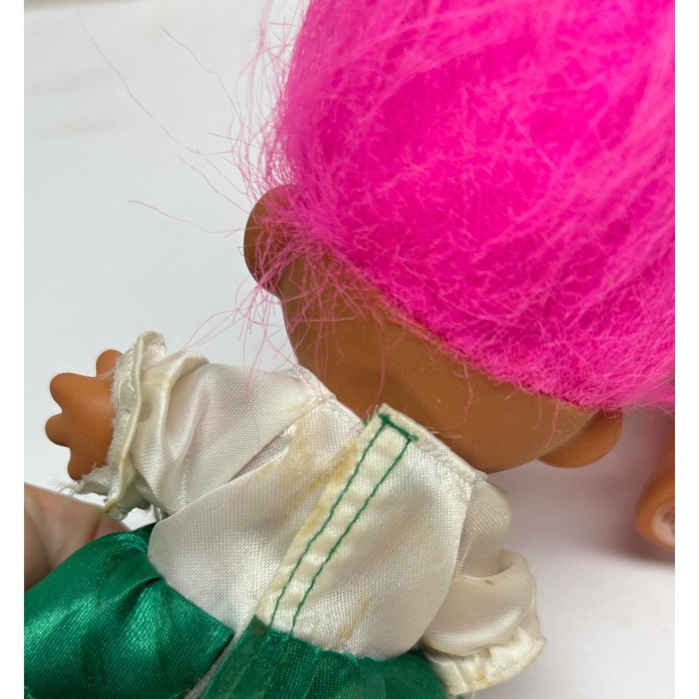 Vintage Russ Troll Dolls Cheerleader and Ballerina With Pink Hair Lot ...