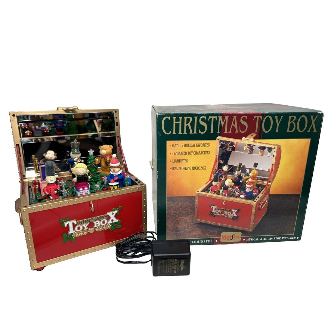 Maisto Christmas Toy Box Animated Illuminated Musical Decor Works - Etsy