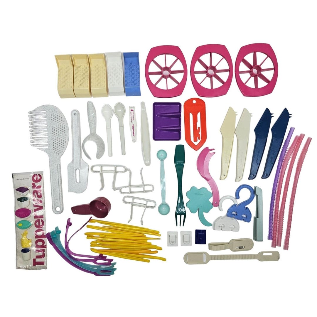 Vintage Tupperware Gadget Hostess Party Favor Lot 50+ Pieces - Etsy