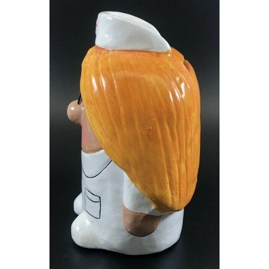 Vintage 1978 Enesco Cartoon NURSE Coin Piggy Bank - Etsy