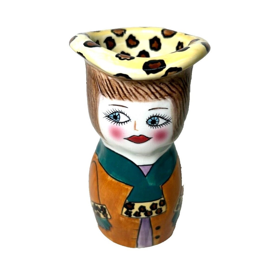 Bella Casa Susan Paley by Ganz EMILY Vase Ceramic 4.5" - Etsy