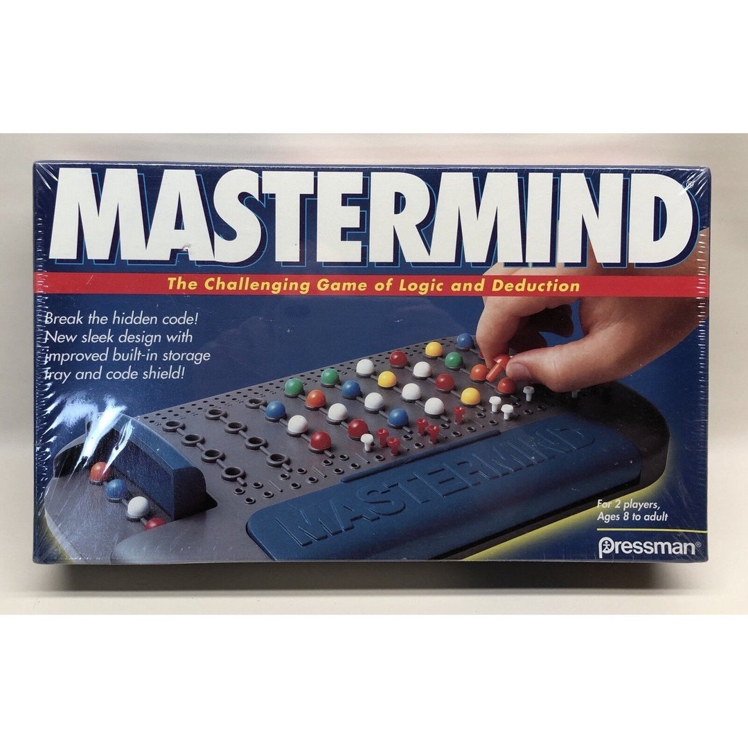 Mastermind Game 1996 by Pressman Board Game Logic NEW SEALED - Etsy