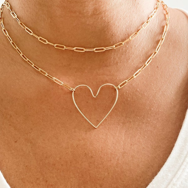 Open Necklace - Etsy