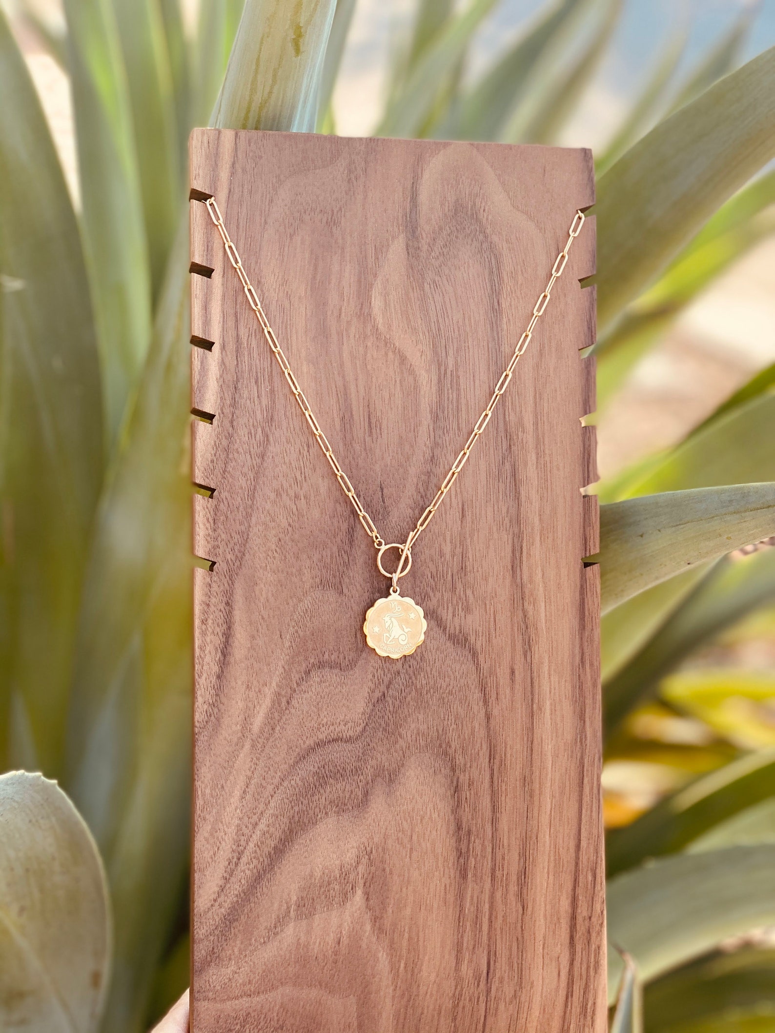 24K Gold Filled Zodiac Horoscope Sign | Constellation Medallion Pendant ...