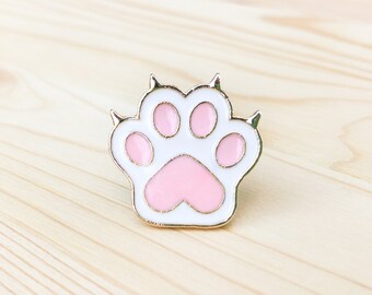 Paw Print Pin | Etsy