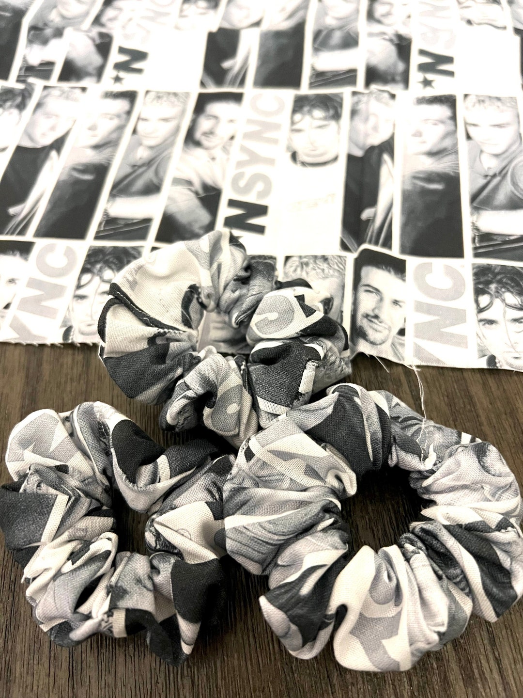 NSYNC Hair Scrunchies | Handmade Hair Scrunchies | 2000s Music | *NSYNC ...