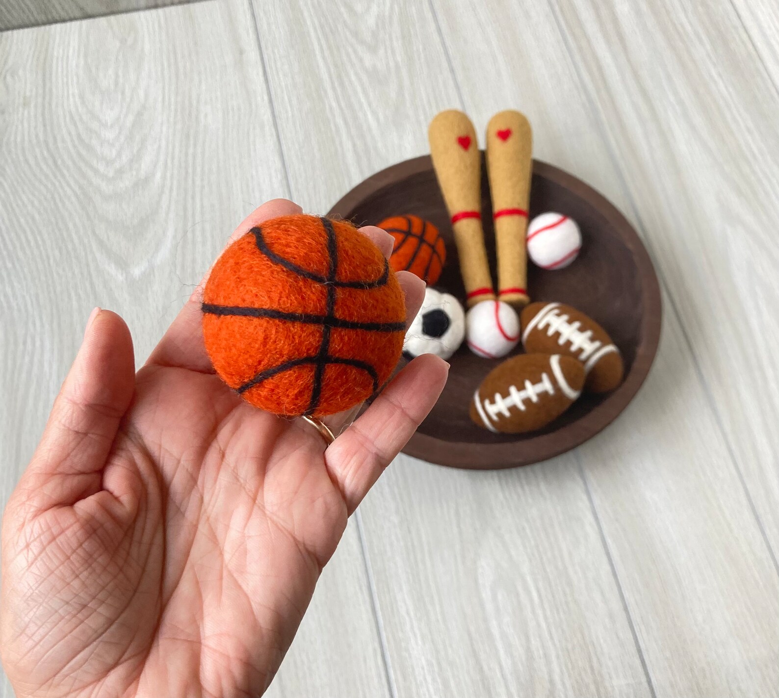 RTS! Newborn Felted Sport Props, Felted Stuffies, Newborn Photographs ...
